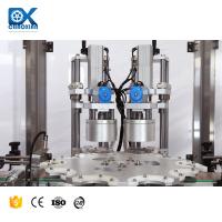 China Automatic Vacuum Capping Machine 220V 25-34pcs/min for Screw Cap Glass Bottles Spirit Water Sauce for sale