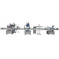 China High Quality Adhesive Sticker Cosmetic Automatic Bottle Filling Capping Labeling and Sealing Machine for sale
