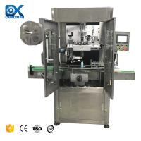 China Small Round Bottle PVC Label Dispensing Dispenser Automatic Shrink Sleeve Applicator Machine for sale