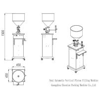 China Manual Liquid Filling Machine 5-5000ml Stainless Steel for Honey Sauce Cream Oil for sale