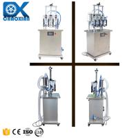 China Semi-Auto Vacuum Liquid Filling Machine 50-500ml for Perfume Cosmetics Wine Soap for sale