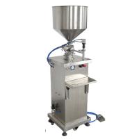 China Semi Automatic Piston Filling Machine 5-500ml for Shampoo Oil Juice Bottling for sale