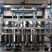 China Automatic Volumetric Piston Liquid Filling Machine 5000ml 220V for Honey Cream Oil for sale