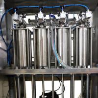 China Automatic Volumetric Piston Liquid Filling Machine 5000ml 220V for Honey Cream Oil for sale