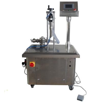 China Automatic Single Head Servo Motor Gear Pump Liquid Filling Machine 5-5000ml for sale