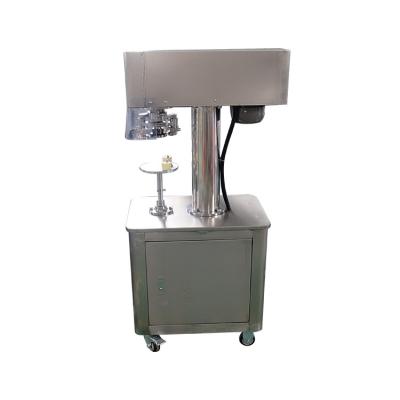 China Semi-Automatic Can Sealer Machine 600-1200bph Aluminum Bottle Capper for Beer Juice Soda for sale
