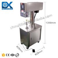 China Semi Automatic Can Sealing Machine 600-1200bph 220V for Drink Beer Tin Cap Capping for sale