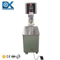 China Semi-Automatic Can Sealing Machine 600-1200bph PET Bottle Cap Sealer 220V for sale