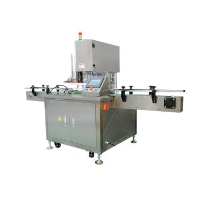 China Auto Screw Cap Sealing Machine 1800-2100bph 220V Glass Bottle Capper for Food Snack Jar for sale