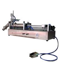 China Semi-Automatic Piston Liquid Filling Machine 5-5000ml Portable Bottle Filler for sale