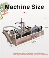 China Semi-Automatic Piston Liquid Filling Machine 5-5000ml Portable Bottle Filler for sale