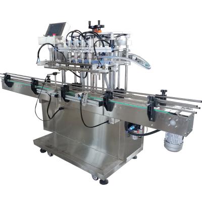 China 4 Head Gravity Bottle Filler 5-5000ml Automatic Liquid Filling Machine for Juice Glycerin for sale