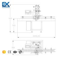 China 4 Head Gravity Bottle Filler 5-5000ml Automatic Liquid Filling Machine for Juice Glycerin for sale