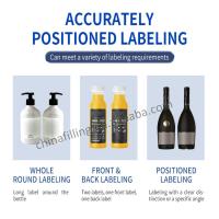 China Automatic Round Bottle Labeling Machine 220V 200W with Date Printer for Plastic Protein Cans for sale