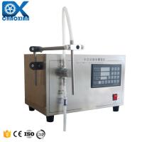 China Semi-Auto Electric Pump Liquid Filling Machine 5-2000ml Adjustable Bottling Machinery for sale
