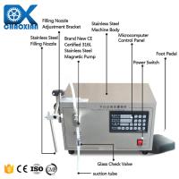 China Semi-Auto Electric Pump Liquid Filling Machine 5-2000ml Adjustable Bottling Machinery for sale