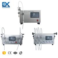 China Semi-Auto Electric Pump Filling Machine 5-2000ml Adjustable Liquid Filler CE for sale