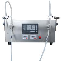 China Double Heads Electric Magnetic Pump Bottling Machine 75-200ml Oral Liquid Filler for sale