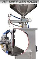 China Semi Auto Single Head Piston Filling Machine 100-1000ml for Paste Liquid for sale