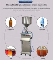China Semi Automatic Piston Filling Machine 100-1000ml for Edible Oil Mayonnaise for sale