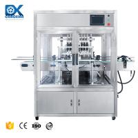 China Automatic Servo Piston Filling Machine 6 Nozzles 100-1000ml for Juice Wine Oil for sale