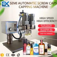 China Pneumatic Bench Bottle Screw Capper 600-1200bph for PET Mineral Water Cap Sealing Machine 220V for sale