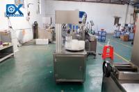 China Semi Automatic Electric Food Glass Bottle Plastic Jar Screwing Caps Vacuum Capping Machine for sale
