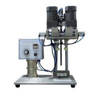 China Electric Glass Plastic Jar Bottle Flip Off Top Four-wheel Capping Machine Capper Cap Retorquer for sale