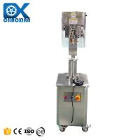 China Semi-Automatic Aluminum Cap ROPP Capping Machine 110V 220V 600-1200BPH for Glass Bottles for sale