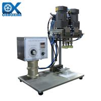 China Semi-Automatic Screw Capping Machine 600-1200bph for 20-50mm Caps 50-300mm Bottles for sale