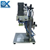 China Semi-Automatic Screw Capping Machine 600-1200bph for 20-50mm Caps 50-300mm Bottles for sale