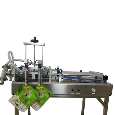 China Semi-Automatic Piston Liquid Filling Machine 5-5000ml for Beverage Sauce Oil for sale