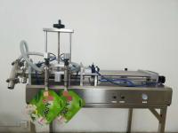 China Semi-Automatic Piston Liquid Filling Machine 5-5000ml Desktop Sachet Pouch Filler for sale