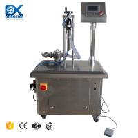 China 4 Head Automatic Piston Filling Machine 5-5000ml Adjustable Liquid Bottling Equipment for sale