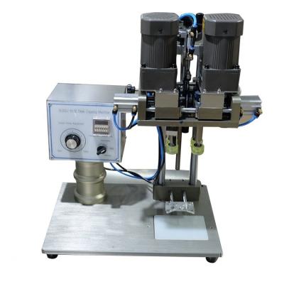 China Semi-Automatic Screw Capping Machine 220V 110V for 20-50mm Caps 50-300mm Bottles for sale