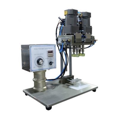China Semi-Automatic Screw Capping Machine 20-50mm Cap Diameter 600-1200bph for Bottles Jars for sale
