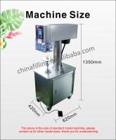 China Electric Foot Pedal Semi-Automatic Bottle Cap Sealing Machine 400W 600-1200bph for Cans Jars for sale