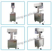 China Electric Foot Pedal Semi-Automatic Bottle Cap Sealing Machine 400W 600-1200bph for Cans Jars for sale