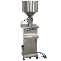 China Semi Automatic Vertical Piston Filling Machine 500-5000ml for Sauce Jam Cream Lotion Shampoo Gel for sale