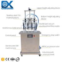 China Semi-Automatic Vacuum Filling Machine 5-5000ml for Perfume Glass PET Bottles for sale