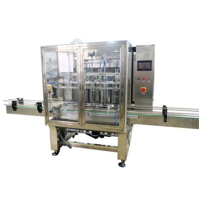 China Automatic Servo Piston Filling Machine 5-5000ml with Heating Hopper for Honey Soap Yogurt for sale