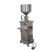 China Semi Automatic Piston Filling Machine 5-5000ml Stainless Steel for Water Juice for sale