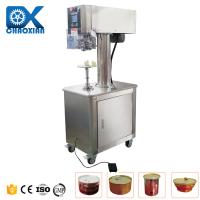 China Semi-Automatic Glass Vial Stopper Bottle Sealer 20-100mm Flip Off Caps Sealing Machine 400W for sale