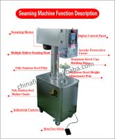 China Semi-Automatic Glass Vial Stopper Bottle Sealer 20-100mm Flip Off Caps Sealing Machine 400W for sale