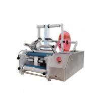 China Semi Automatic Round Bottle Label Applicator 220V 50-60Hz for Groundnut Oil Gum for sale