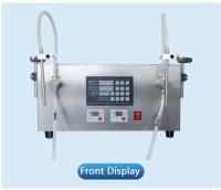 China Small Volume Water Pack Portable Control Spray Bottle Suction Double Head Liquid Filling Machine for sale