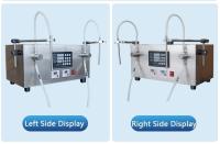 China Small Volume Water Pack Portable Control Spray Bottle Suction Double Head Liquid Filling Machine for sale