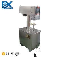 China Semi-Automatic Can Seaming Machine 220V 400W for Tin Aluminum Plastic Cans 600-1200bph for sale