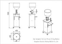 China Semi Automatic Liquid Filling Machine 5-5000ml Pneumatic Piston Filler for Juice Wine Bottle Milk for sale