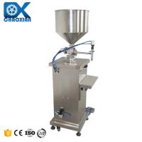 China Semi Automatic Pneumatic Piston Filling Machine 5-5000ml for Liquid Oil Cream for sale